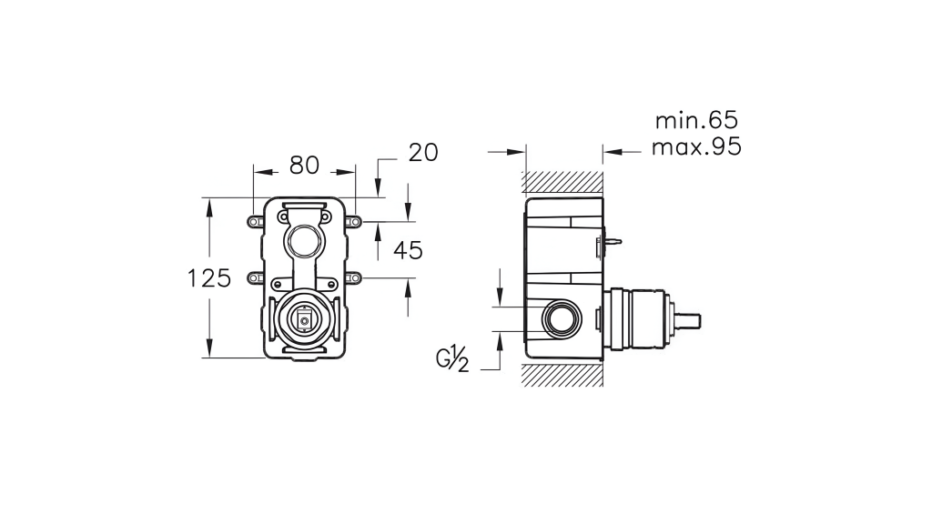 ARTEMA Ankastre Banyo Bataryası Sıva Altı | A41949 - Banyo Ürünleri ve ...